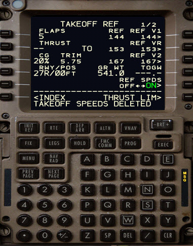 Takeoff speeds impossible to set - PMDG 777 - The AVSIM Community